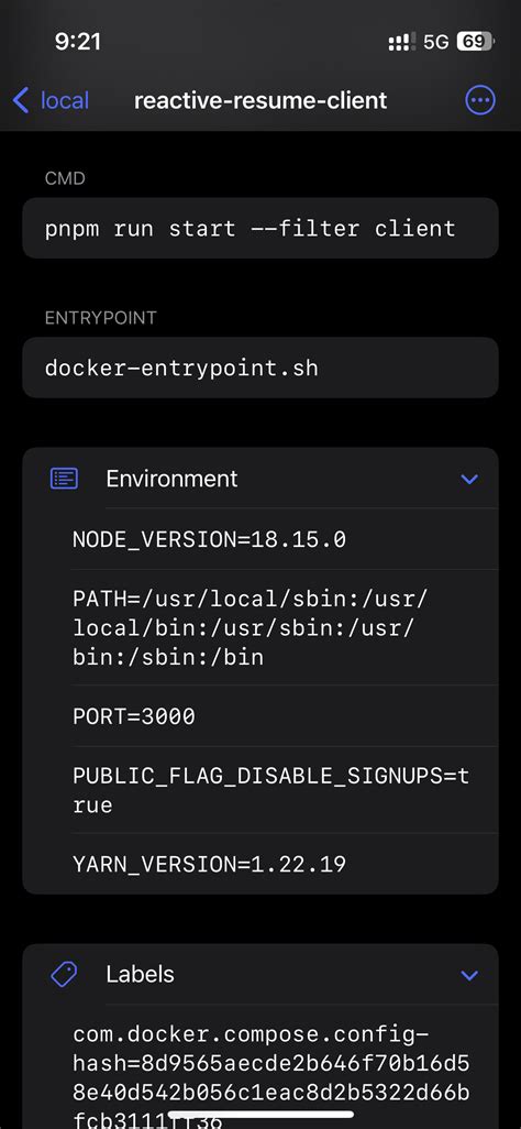 Bug Client Docker No Option Filter · Issue 1291 · Amruthpillaireactive Resume · Github