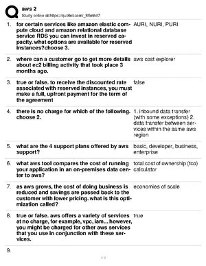 AWS Module Knowledge Check Shared Responsibility Model Quiz Studocu