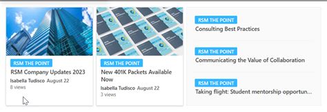 Sharepoint An Intranet Solution Rsm Technology