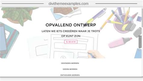 Pink Text And Design Divi Website Example