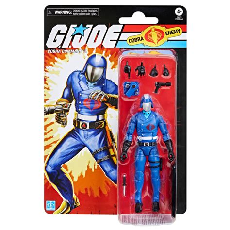 F9677 Gi Joe Classified Series Retro Cardback Cobra Commander Gi