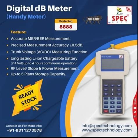 Spec Digital DB Handy Meter Accuracy DB Model Name Number At Best Price In New Delhi