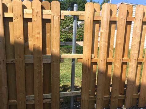 How To Convert A Chainlink Fence To A Wood Fence And Then We Tried