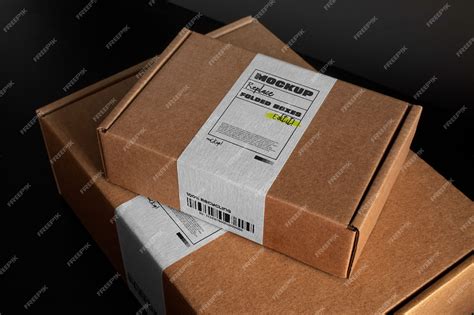 Premium Psd Folded Boxes Mockup Design