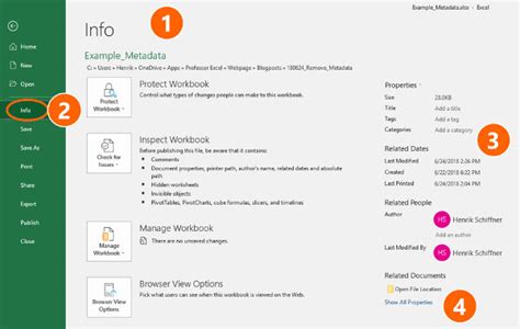 Metadata In Excel 6 Methods Of How To See And Remove All Meta Data