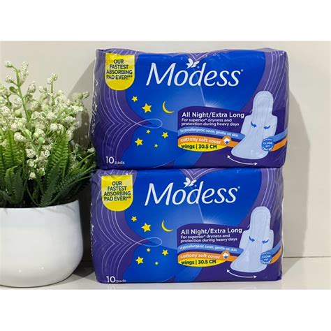 Modess All Night Napkin 10s Shopee Philippines