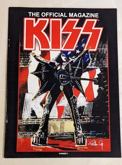 Kiss Official Magazine 2 Gene Simmons Cover 2018 Kiss Haven