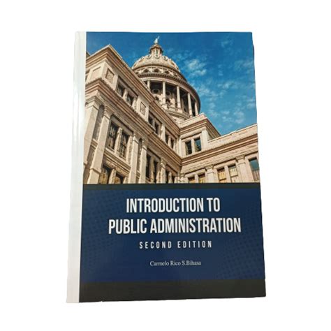 Introduction To Public Administration 2022 Edition By Bihasa Lazada Ph