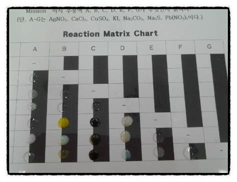 화학1 앙금생성 반응 실험 보고서 네이버 블로그