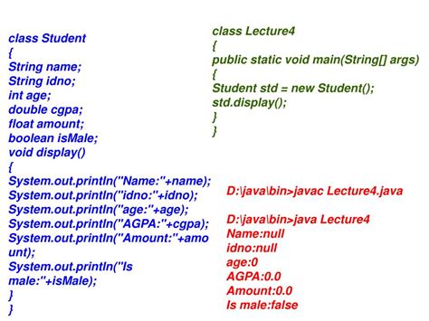 Ppt Understanding Class Declarations In Java Common Errors And Key