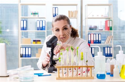 실험실에서 일하는 여성 생명 공학자 화학자의 사진 사진 무료 다운로드 Lovepik
