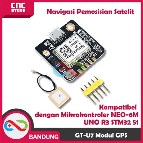 Jual Gt U7 Modul Gps Navigasi Pemosisian Satelit Kompatibel Dengan