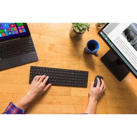 Microsoft Designer Bluetooth Desktop Combo Keyboard And Mouse Utra Thin Works With Bluetooth