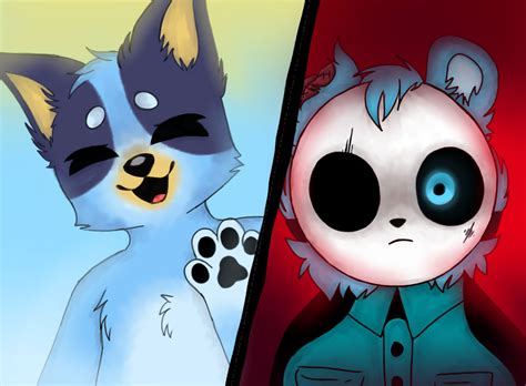 Bluey And Azulin Bluey Unicorn Wars Fanart By 6jiggle6jade6 On