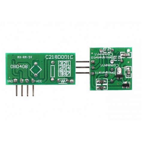 Rf Link Transmitter And Receiver Pair 315mhz X2 Robotics In Canada