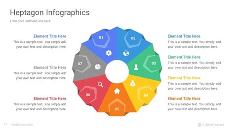 Heptagon Infographics PowerPoint Template Designs SlideGrand