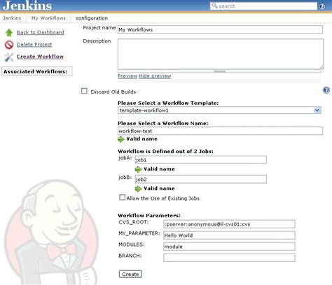 Template Workflows Jenkins Plugin