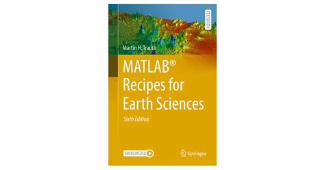 Trauth Matlab® Recipes For Earth Sciences 6 Auflage 2025 Beck Shop De