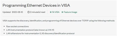 Solved How Communicate My Vna With The Labview Ni Community