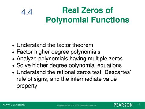 Ppt Mastering Polynomial Functions Factor Theorem And Zeros Analysis Powerpoint Presentation