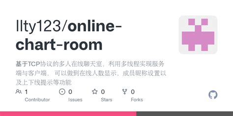 Github Llty123online Chart Room 基于tcp协议的多人在线聊天室，利用多线程实现服务端与客户端， 可以