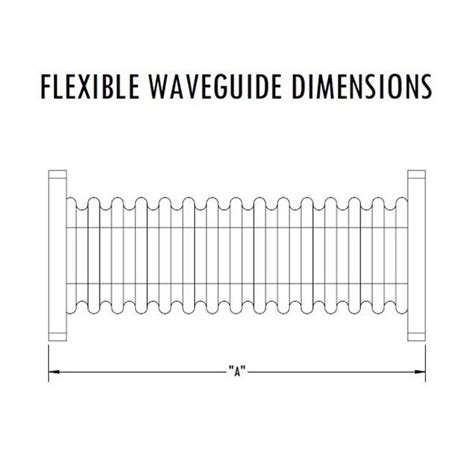 12 Semi Flexible Wr1500 R6 Waveguide Straight Section On Microwave