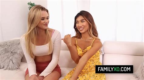 Perv Stepdad Have Threesome Sex With His Hot Teen Stepdaughters Clara Trinity And Chloe Rose