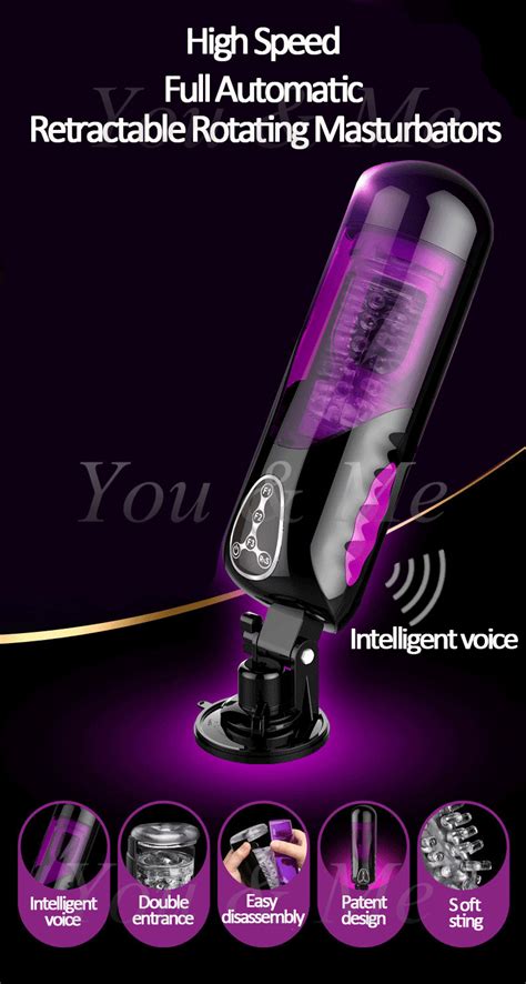 Shop Generic New Automatic High Speed Telescopic Rotating Voice Sex Machine Vagina Vibrator Sex