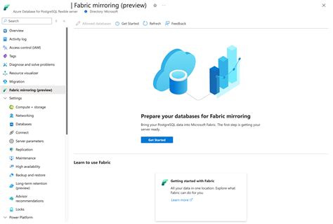 Mirroring In Microsoft Fabric Azure Database For Postgresql Flexible