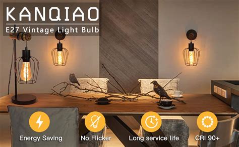 Edison Light Bulb E27 Dimmable Edison E27 Screw Bulb 4w St64 Energy