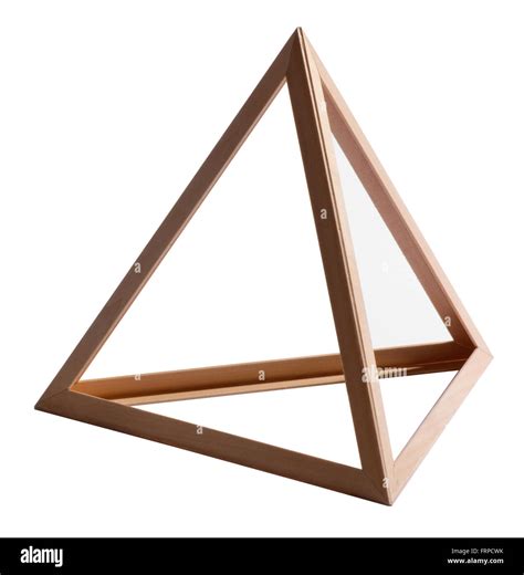 3d Shapes Triangular Based Pyramid Paper Model Twinkl 52 Off