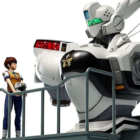 Mobile Police Patlabor Mf 75 Noa Izumi With Alphonse Machine Bust