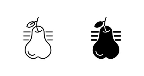 Pear Vector Icon 24409792 Vector Art At Vecteezy