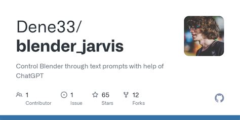 Github Dene33blenderjarvis Control Blender Through Text Prompts