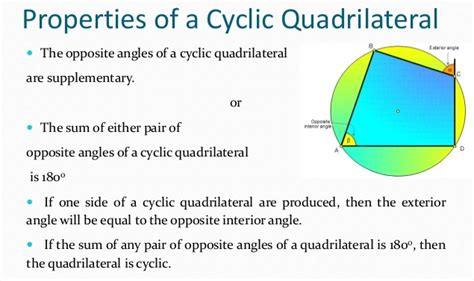 What Are The Properties Of Cyclic Quadrilaterals A Plus Topper