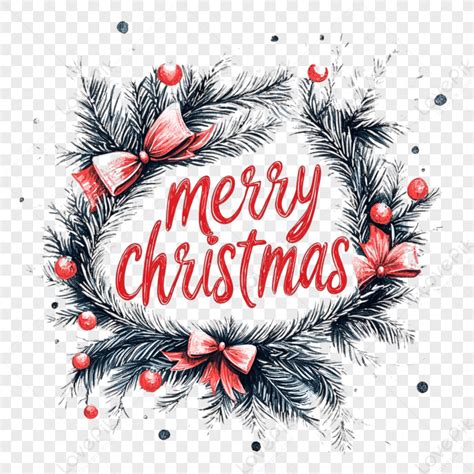 메리 크리스마스 글자 그림 Png 일러스트 무료 다운로드 Lovepik