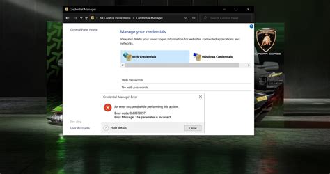 Fix Credential Manager Error X In Windows Technoresult