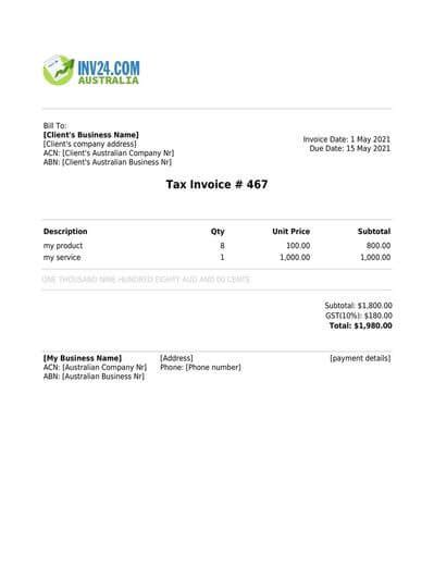 Invoices In Australia All You Need To Know