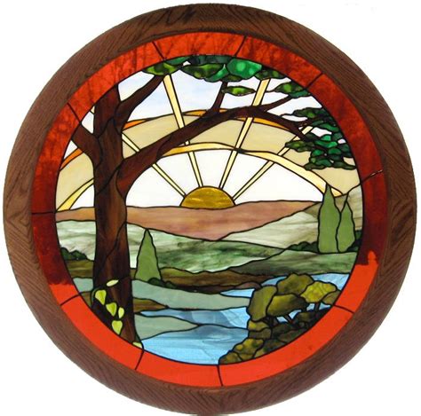 17 Best Images About Stained Glass Scenery On Pinterest Lakes