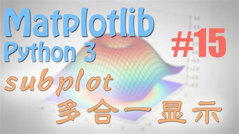 Subplot 莫凡 Python 基礎研習讀書會 Cupoy