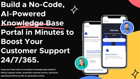 FAQ Hub No Code Knowledge Base Portal For Brands To BetaList