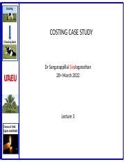 Costing Case Study Overhead Apportioning For Electrical Course Hero