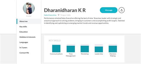 Dharanidharan K R Online Resume Craftmycv