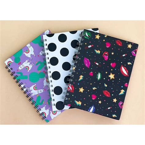 Cuaderno Con Espiral Tapa Dura A5 X96 Hjs Cuadriculado Paperland