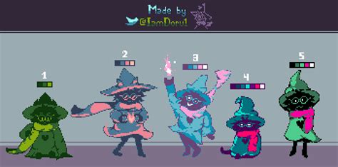 5 Shades Of Ralsei By Iamdoru1 On Newgrounds