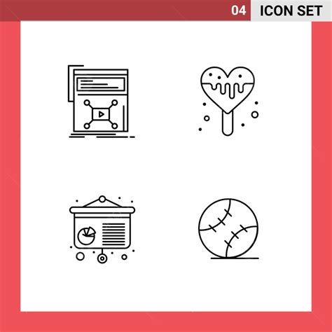 Universal Symbols Vector Hd Png Images 4 Universal Line Signs Symbols Of Marketing Elements