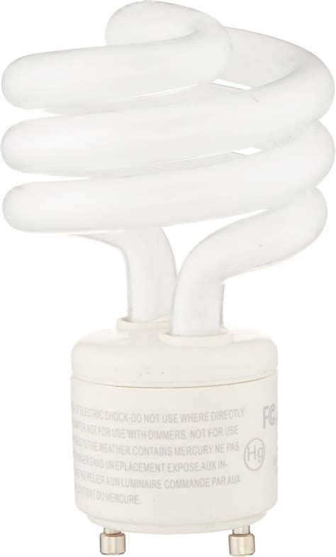 TCP CFL Spring Lamp 75W Equivalent Bright White 3500K General Purpose Spiral Light Bulb