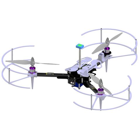Tricopter Drone 10 3d Turbosquid 2323973