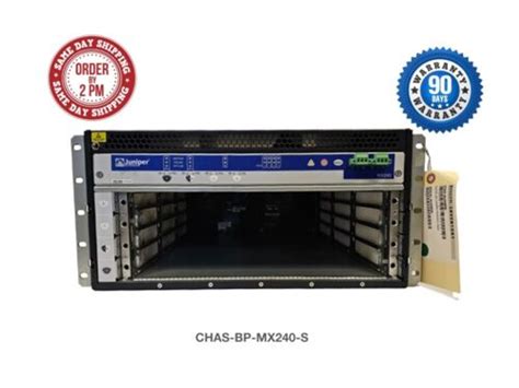 Juniper Mx240 Router Chassis Chas Bp Mx240 S Spw Industrial