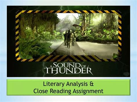 PPT Literary Analysis Close Reading Assignment PowerPoint Presentation ID 3131671